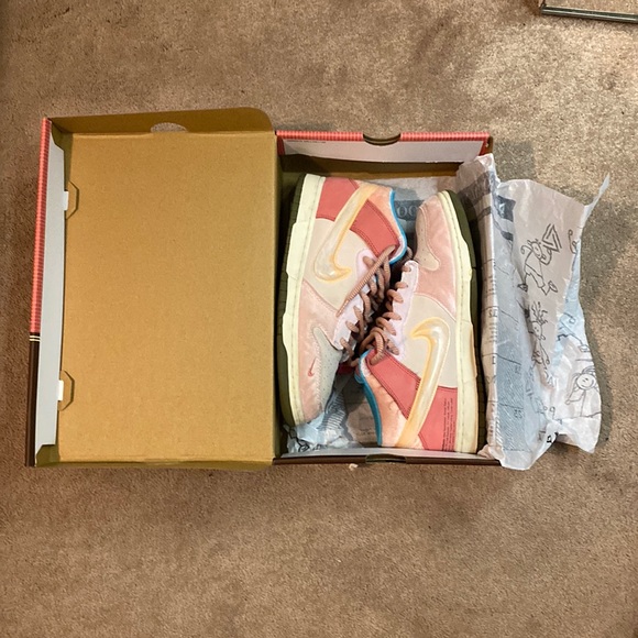 Nike | Shoes | Nike X Social Status Strawberry Milk Dunk | Poshmark
